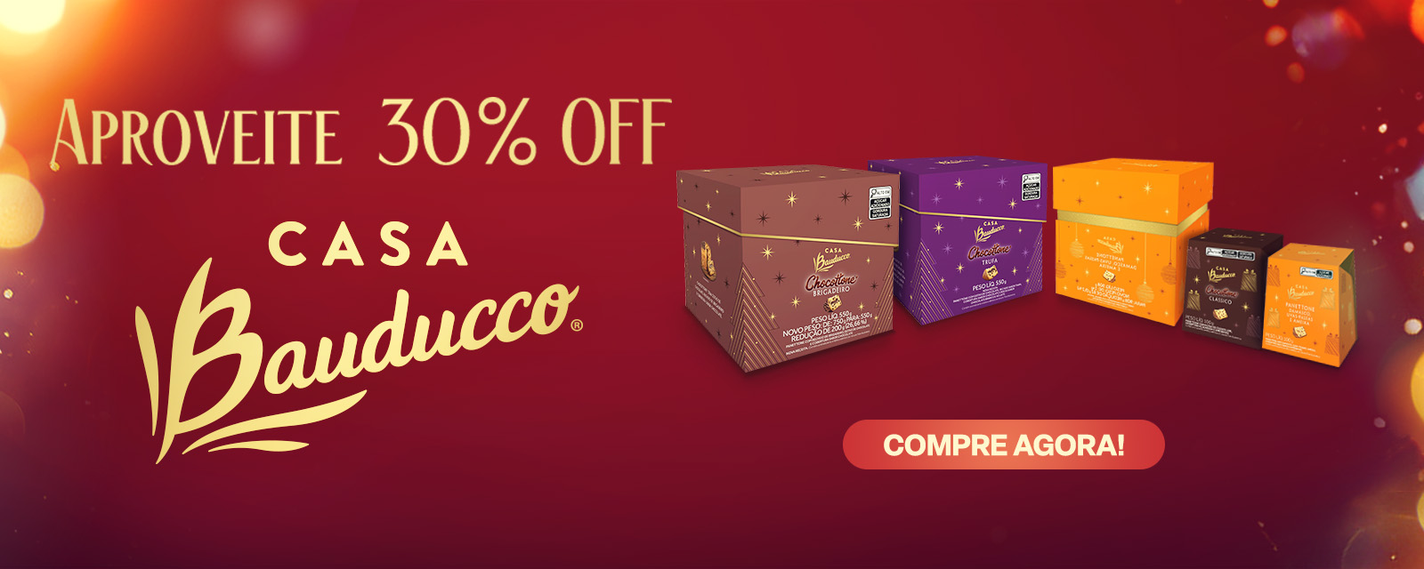 Loja Bauducco: Panettones, Chocottones, Pandoro, Kits e mais